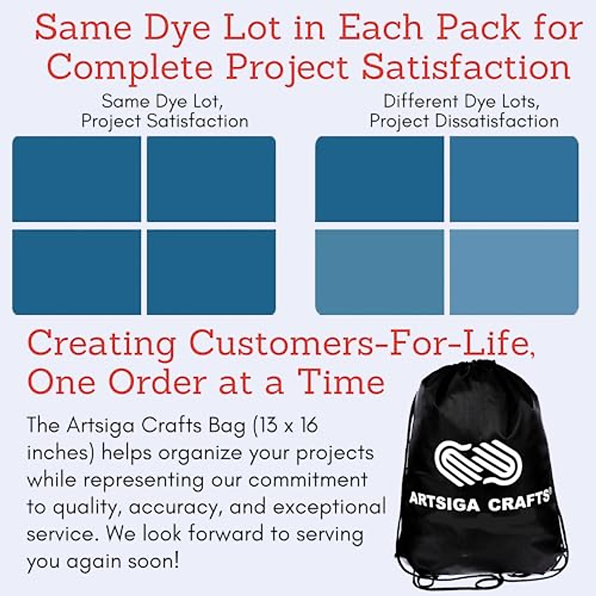 Premier Yarns Cotton Fair Bulky Solid Classic Blue 2081-11 (3-Skeins - Same Dye Lot) Chunky Bulky #5 Cotton, Acrylic Yarn for Crocheting and Knitting with Project Bag