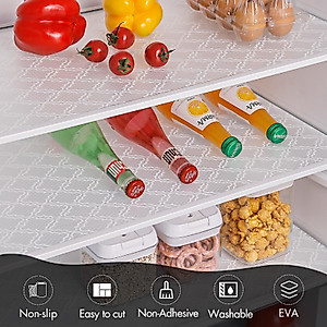 Cooyes Shelf Liner – Premium Cabinet Liner for Kitchen – Non-Slip Shelf Liners for Kitchen Cabinets – Waterproof Shelf Paper with Modern Pattern – Durable EVA Cabinet Liners