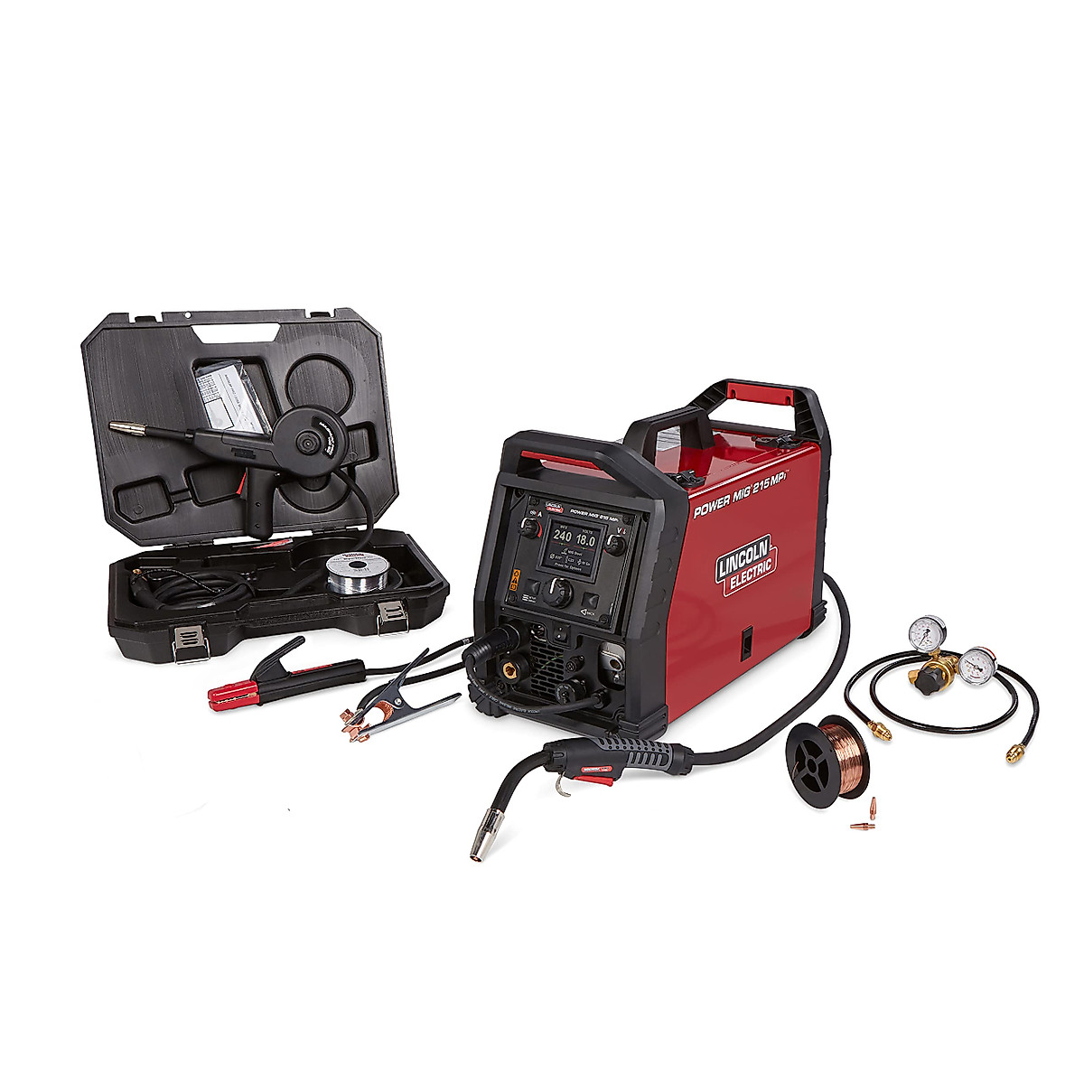 Lincoln Electric K4877-1 POWER MIG 215 MPi Multi-Process Welder Aluminum One Pak