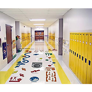 A Higher Class Co Premium Space Adventure Rocket - School & Classroom Sensory Path Kit - 55 Plus Premium Vinyl Decals