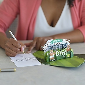Lovepop Father’s Day Golf Pop-Up Card – Father’s Day Card – Handcrafted 3D Pop-Up Greeting Card for Him – Father’s Day Love Card, 5 x 7”