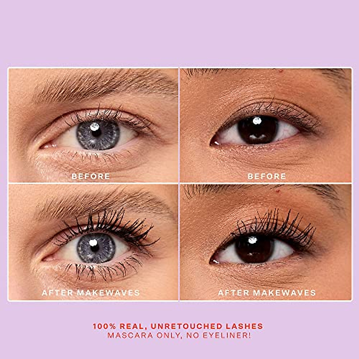 Tower 28 MakeWaves Vegan Mascara, JET Black, Lengthening and Volumizing Mascara, No Clumping or Flaking, Lightweight Mascara for Sensitive Eyes