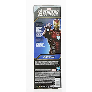 Avengers Marvel Titan Hero Series Collectible 12-Inch Iron Man Action Figure, Toy for Ages 4 and Up