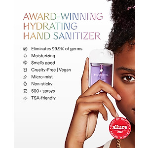 Touchland Power Mist Hydrating Hand Sanitizer FRESH 5-PACK | Mint, Citrus, Lemon Lime, Aloe, Watermelon | 500-Sprays each, 1FL OZ (Set of 5)