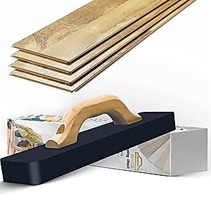 NAACOO Tapping Block, Flooring Tools - Heavy Big Tapping Block for Vinyl Plank Flooring with Big Wood Handle, Needn't Hammer - Knock 1-2 Times to Complete Flooring Installation(15-1/2inch)