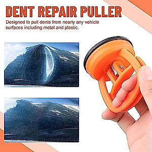 Car Dent Puller,Dent Removal Kit,2 Pack Car Dent Puller Kit Handle Lifter,Powerful Car Dent Remover,Suction Cup Dent Puller and Paintless Dent Repair Kit for Car Body Dent,Glass,Tiles and Mirror