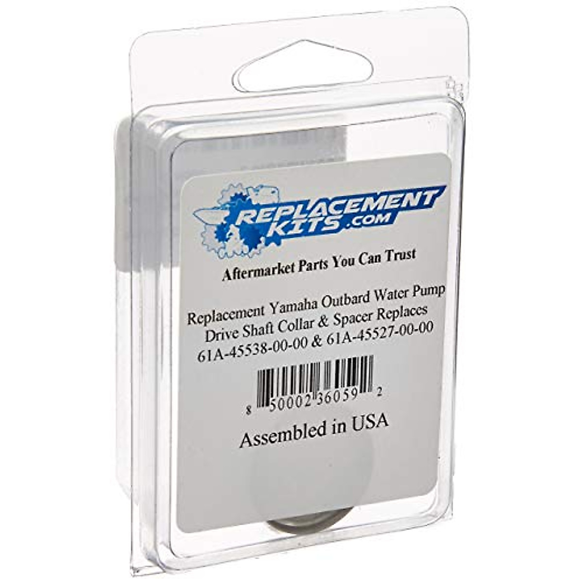 REPLACEMENTKITS.COM Brand Water Pump Drive Shaft Collar & Spacer Fits Several Yamaha 115-300’s Replaces 61A-45538-00-00 & 61A-45527-00-00