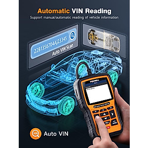 FOXWELL NT510 Elite fit for Porsche OBD2 Scanner Bi-Directional Scan Tool Full System Code Reader Diagnostic Tool with Active Test All Service Oil EPB ABS ESP SAS Lamp Reset CKP Battery Registration