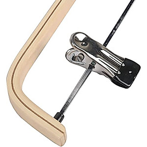 Koobay Hanger Coat Pants Hangers, 30Pack 14" Zara Style Trousers Wooden Clothes Display with Adjustable Clips