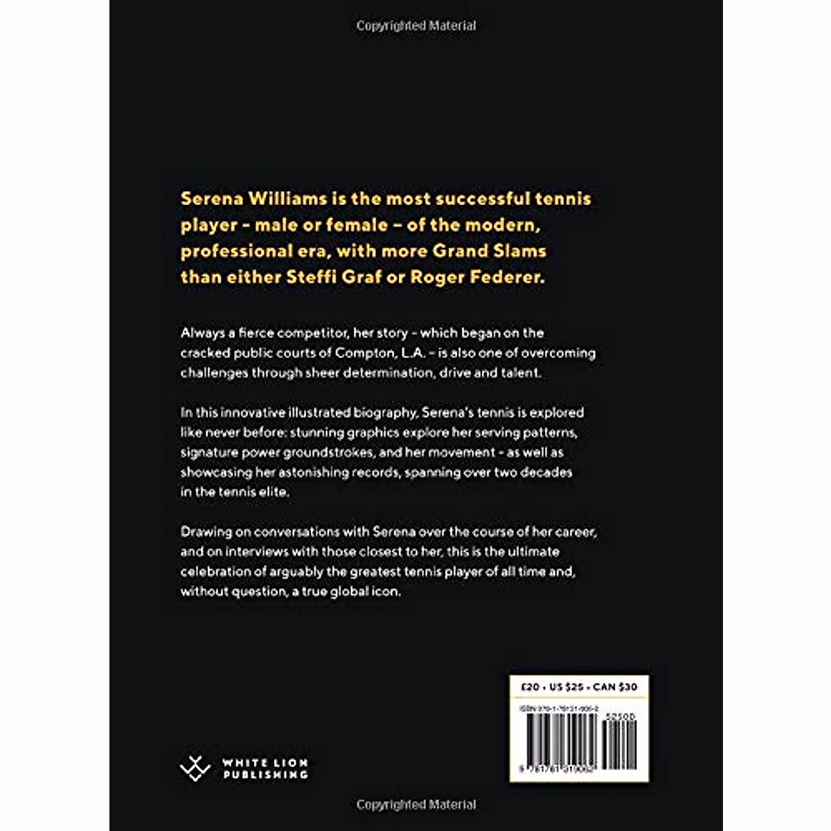 Serena: A graphic biography of the greatest tennis champion