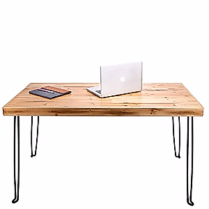 Sleekform Folding Desk Lightweight Portable Wood Table, Small Wooden Foldable No Assembly Required