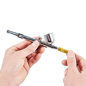 HUBEST 9pcs Airbrush Nozzles with Cleaning Tool Replacement for Airbrush Spray Gun