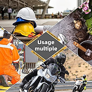 Cowhide Leather Work Gloves-HANDSOME PROTECTION with Leather Palm Patch/ Adjustable Wrist , Durable, Abrasion, Puncture and Cut Resistant Gardening Glove for Men Women Gold 1 Pair (Large, Golden) …