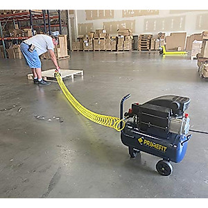 Primefit Pri-6044 IK1016S-20 Deluxe 1/4" Air Compressor Accessory Kit Including 1/4" Recoil Airhose