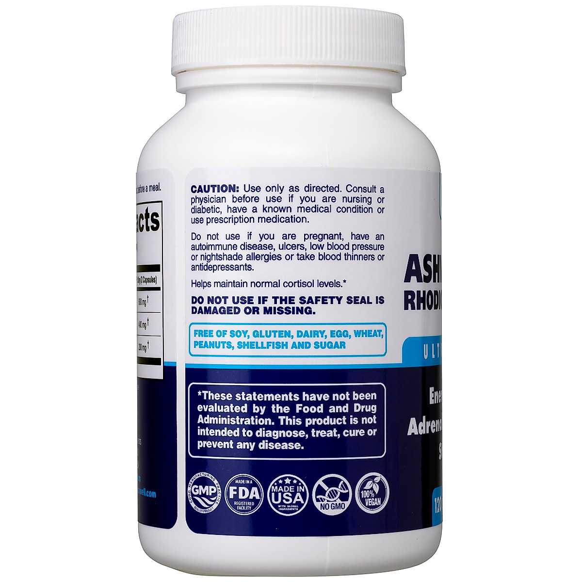 Dr. Maxwell Cortisol Manager Supplement, Supports Relaxation, Mood & Sleep in Times of Occasional Stress, Ashwagandha Rhodiola Adaptogens, Helps Maintain Normal Cortisol Levels, 120 Capsules