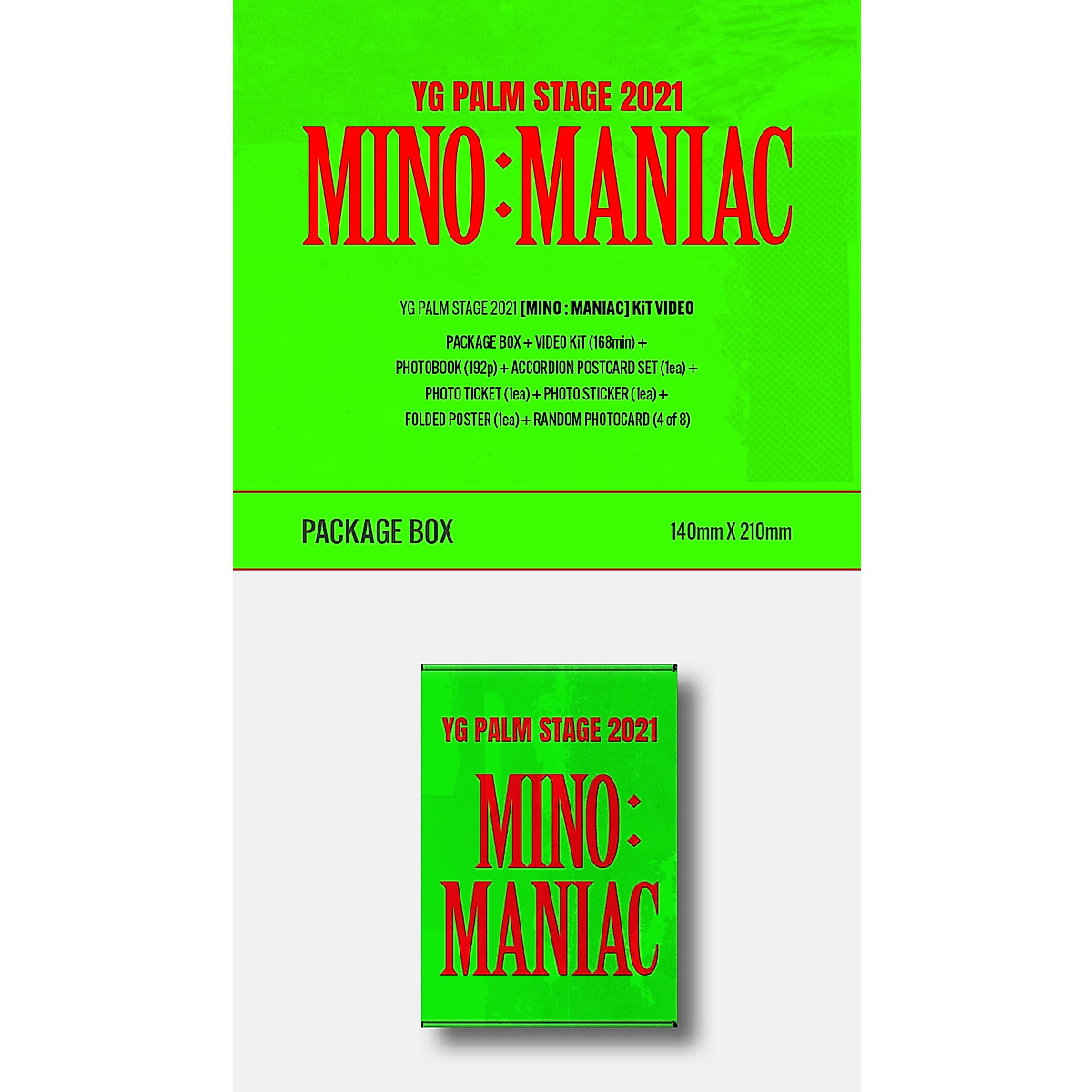 [KIHNO KIT] MINO SONG MIN HO WINNER - YG PALM STAGE 2021 [MINO : MANIAC] KiT VIDEO