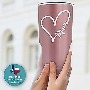 KEDRIAN Mama Tumbler 30oz, Regalos Para Mamá Ideas, Gift For Mama Gifts, Regalos Para Mama Mug, Regalo Para Mama Cups Tumbler With Straw & Lid, New Mama Gifts For Women, Spanish Mom Gifts For Mama