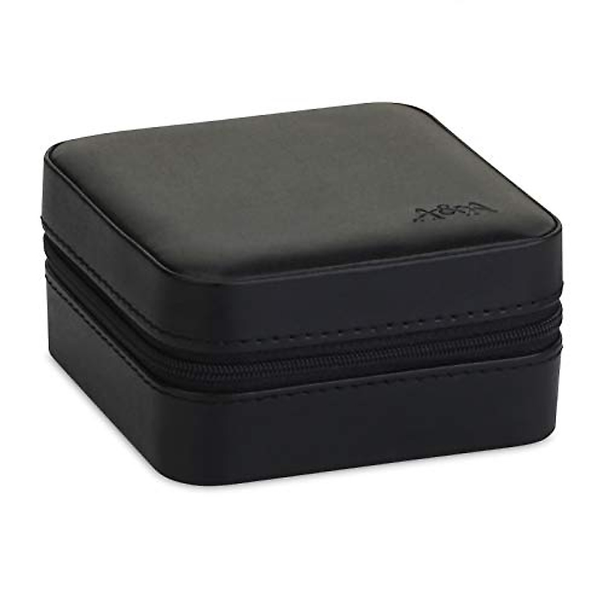 A&A Travel Jewelry Organizer Box - Portable Jewelry Storage Case Black