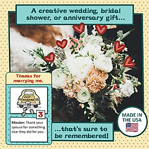 Marital Bliss Couples Gift – Better Marriages Through Subterfuge – Surprisingly Strategic, Sneaky, Healthy, and Romantic Card Game Adventure Ideas for Newlyweds, Husband, Wife, and Date Night