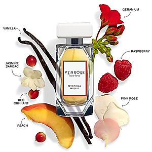 PINROSE Perfumes Mystical Misfit - Eau de Parfum Fragrance Spray for Women - Clean, Vegan, Cruelty-free, and Hypoallergenic Scent with Essential Oils - Notes of Red Currant, Pink Rose, Patchouli, Vanilla, Peach, Jasmine and Musk