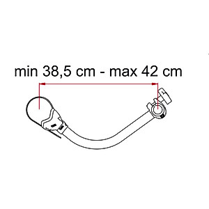 Fiamma 136/525-5 Bike Stand Bike Block Pro 3 Black