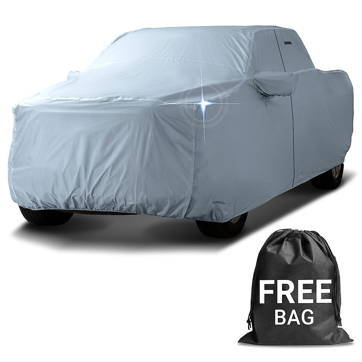 iCarCover Premium Truck Cover for Ford F-250 1973-1979 Regular Cab 6.5 ft. Short Bed Waterproof All Weather Rain Snow UV Sun Hail Protector for Automobiles Full Exterior Indoor Outdoor Truck Cover