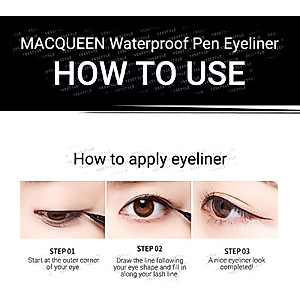 MQNY MACQUEEN - Waterproof Pen Eyeliner (Brown Black)
