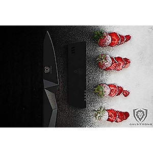 Dalstrong Shadow Black Series Pairing Knife 4 inch bundled with Bird's Beak Paring Knife - Black Titanium Nitride Coated - High Carbon