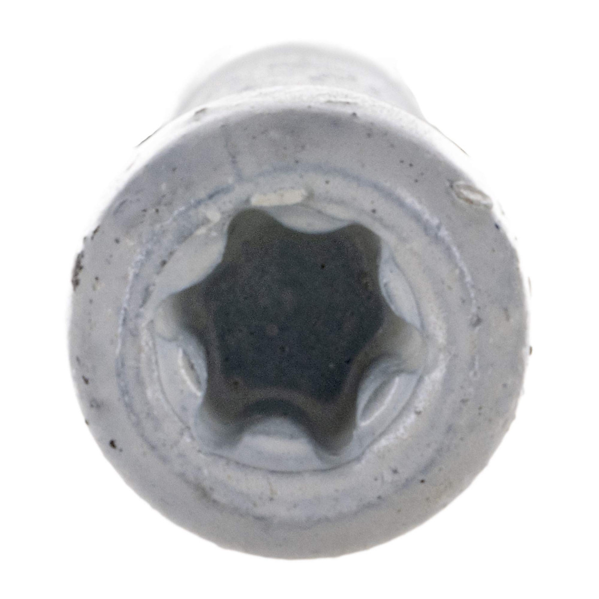 #8 x 2-1/2" Saberdrive White Trim Screws 1 LB, Approx. 109 Pieces, Durable Wood Screws, Serrated Thread for Secure Fastening, Avoid Cam Out