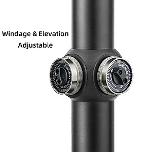 Beileshi 3-9x40 Optical Rifle Scopes with Rangefinder Reticle 20mm Mounts