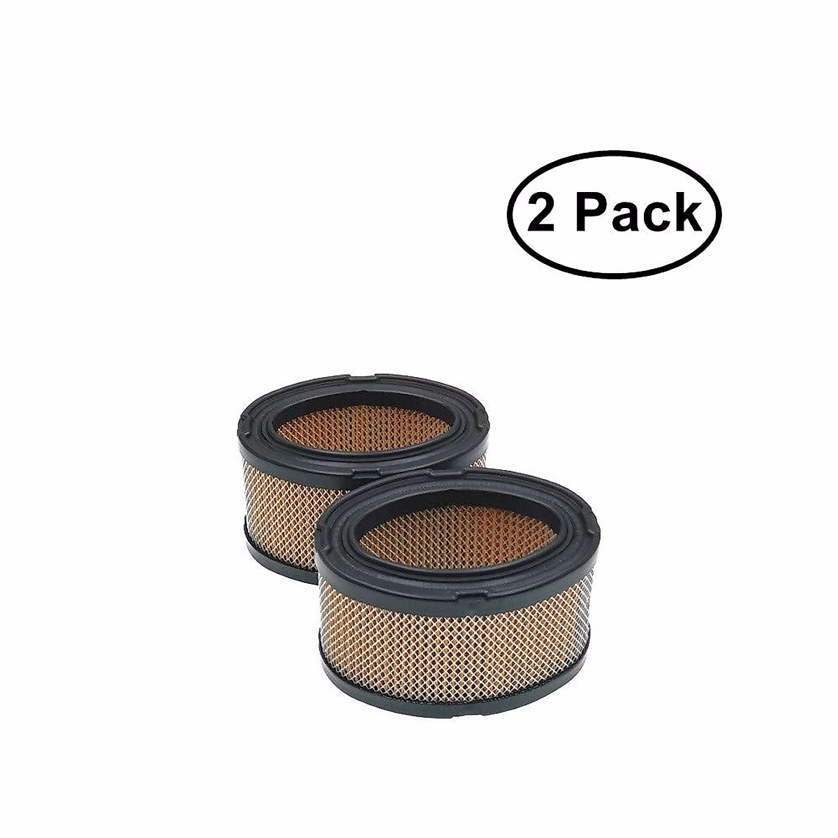 MOWFILL 2 Pack 33268 Air Filter Replace for Tecumseh 33268 33263 John Deere M49746 Oregon 30-100 Stens 100-115 Fits Tecumseh HM70 HM80 H80 VM80 HM100 HXL840 TVM195 8HP 9HP 10HP Engines Lawn Mower