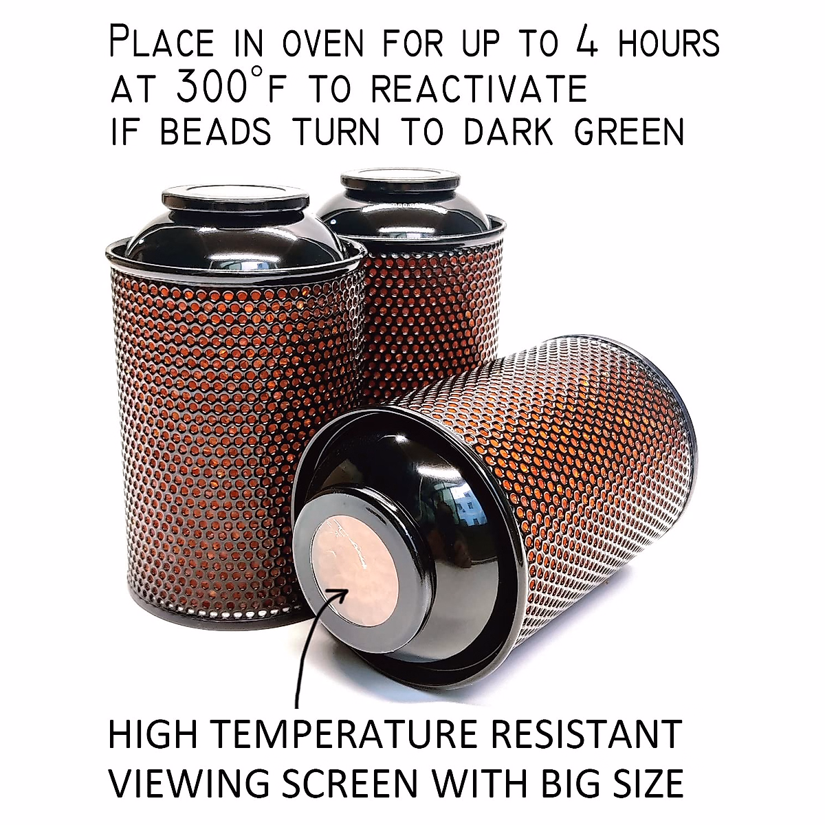 Gun Safe Dehumidifier, Moisture Absorbers, TOAAOT 200g Silica Gel Canister for Gun Case, Tool Box (3 Units)