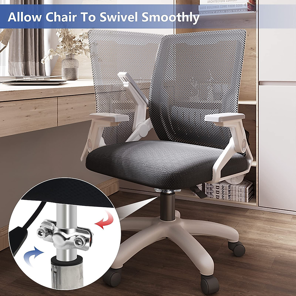 Fix Sinking Office Chair, Office Chair Cylinder Replacement Adjustable Height Office Chair Saver Gas Alternatives for Stop Sinking, Sinking Office Chair Repair Kit Includes Free Allen Wrench 2 Pack