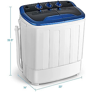 MamaHome DF-X3608-Blue Mini Washing Machine, XPB36-1208-Blue, Blue