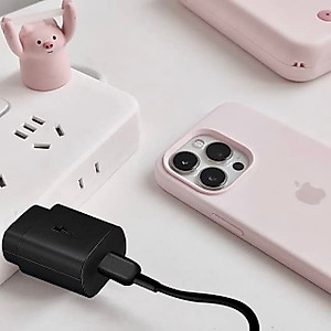 USB-C 2-Pack 25W PD Super Fast Charging Wall Charger for Samsung Galaxy A53/A73/A33/Z Fold4/Flip4/S22/S22 Plus/S21/S21 Ultra/S20/Note20/ Note 20 Ultra/iPhone 14 /iPhone 13/13 Pro/13 Pro Max/iPad Pro