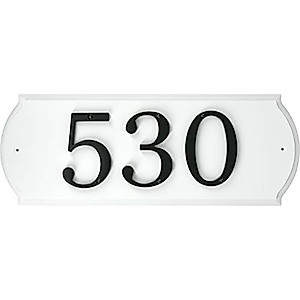 Distinctions 843149 Black Flush-Mount 4-Inch House Number 9