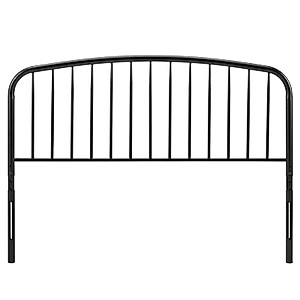 Modway MOD-6150-BLK Nova Queen Metal Headboard, Black