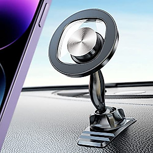 eSamcore Magnetic Phone Holder for Car, iPhone MagSafe Car Mount Strong Phone Magnet for Car Dashboard Cell Phone Holder Car Fits Mag Safe iPhone 14/13/ 12 Pro Max & Android Phones