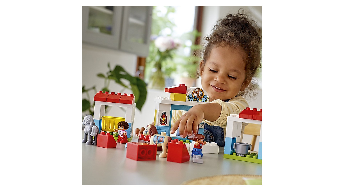 LEGO DUPLO Town Farm Pony Stable - Fun for Toddlers