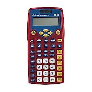 Texas Instruments TI-10 Calculators, Teacher Kit for Grades K-3, Set of 10