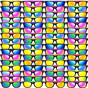 Kids Sunglasses Party Favors, 64 Pack Neon Sunglasses in Bulk with UV400 Protection, Boys Girls Eyewear Pack, Glasses Gift for Birthday Graduation Beach Pool Party Favors Supplies Goody Bag Fillers