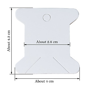 LE PAON 36 Grids Clear Plastic Organizer Box Storage Container Jewelry Box with Adjustable Dividers for Beads Art DIY Crafts Jewelry Fishing Tackles with 12 Floss bobbins