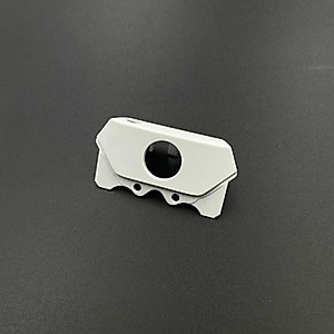 Meijunter Replacement Full Housing Shell Case Cover Faceplate Repair Parts for Xbox One Elite 1st Series Controller (White)