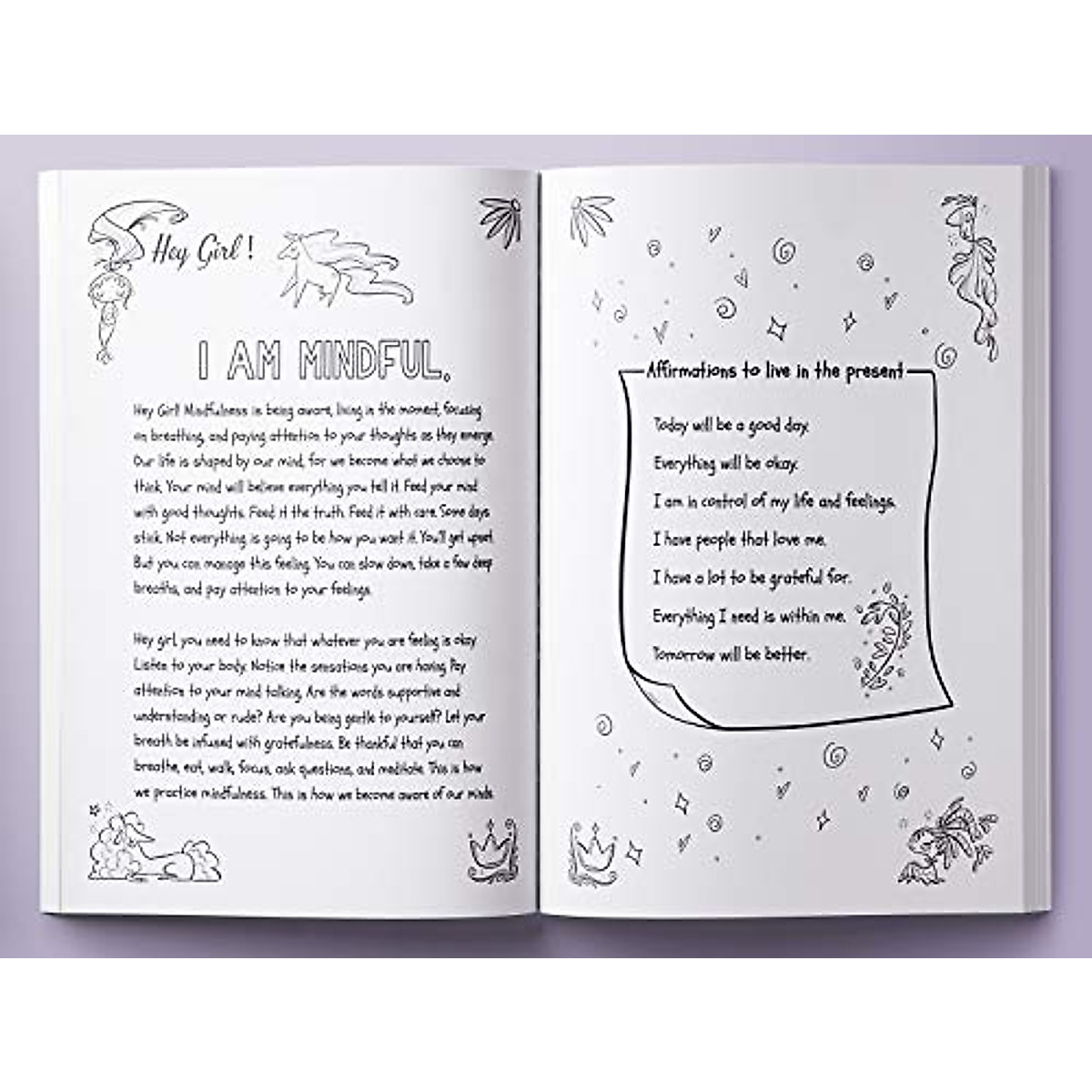 Hey Girl! Empowering Journal for girls: To Develop Gratitude and Mindfulness through Positive Affirmations