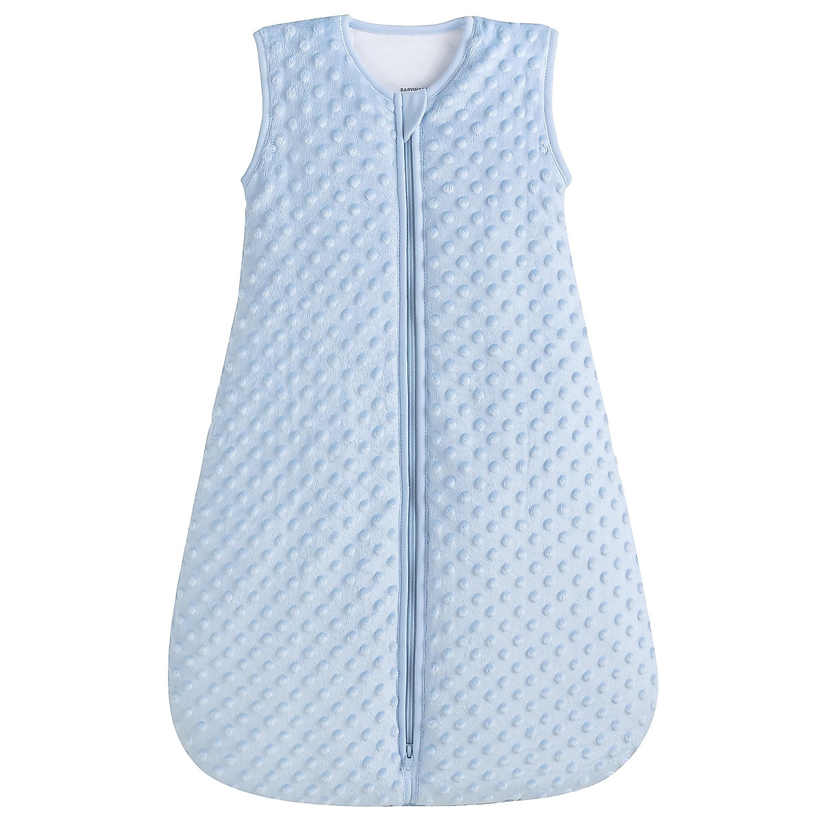 BABYINABAG Warm Quilted Winter Model Baby Sleeping Bag and Sack, Plush Minky Dot, 2.5 Togs for Infants and Toddlers (Medium (10-24 mos))