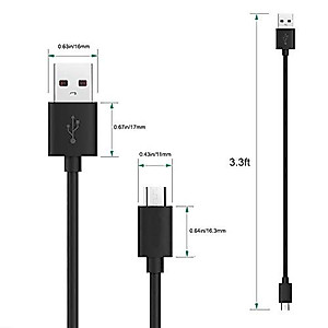 Fast Quick Charging MicroUSB Cable Works Compatible with Your Samsung Godiva is Allows Fast Charging Speeds! (5ft / 1.5M)