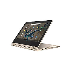 Lenovo Chromebook Flex 3 2-in-1 Convertible Laptop in Almond Intel Processor 64GB eMMC 4GB 11.6in IPS Touchscreen BT Webcam iSlik Pen (Flex 3 - Renewed)