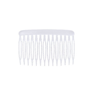 Lawie 30 Pack Clear Black Brown Small Plastic Side Hair Comb With Teeth Hairpins Grips for Women Bridal Wedding Veil Decorative Headpiece French Twist Updo Bun Accessories