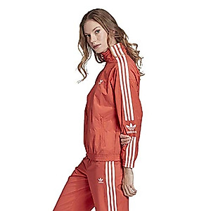 adidas Originals Women's Lock Up Track Top Jacket, Trace Scarlet/White, XS