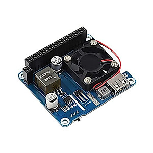 Waveshare Power Over Ethernet Hat (Type C) for Raspberry Pi 3B+/4B 802.3af/at Power-Sourcing Equipment Required